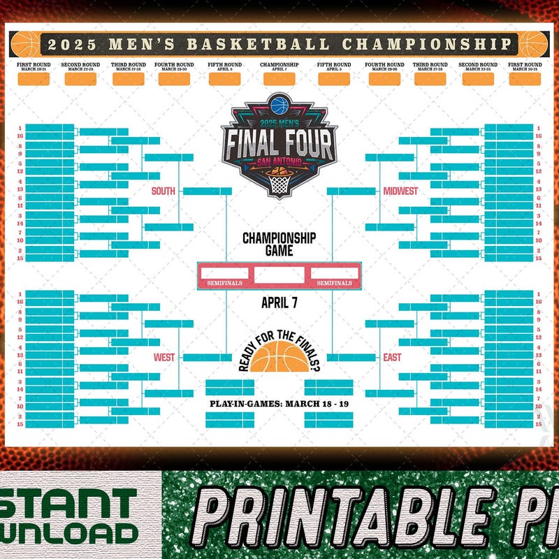 2025 Mens Bracket - Etsy