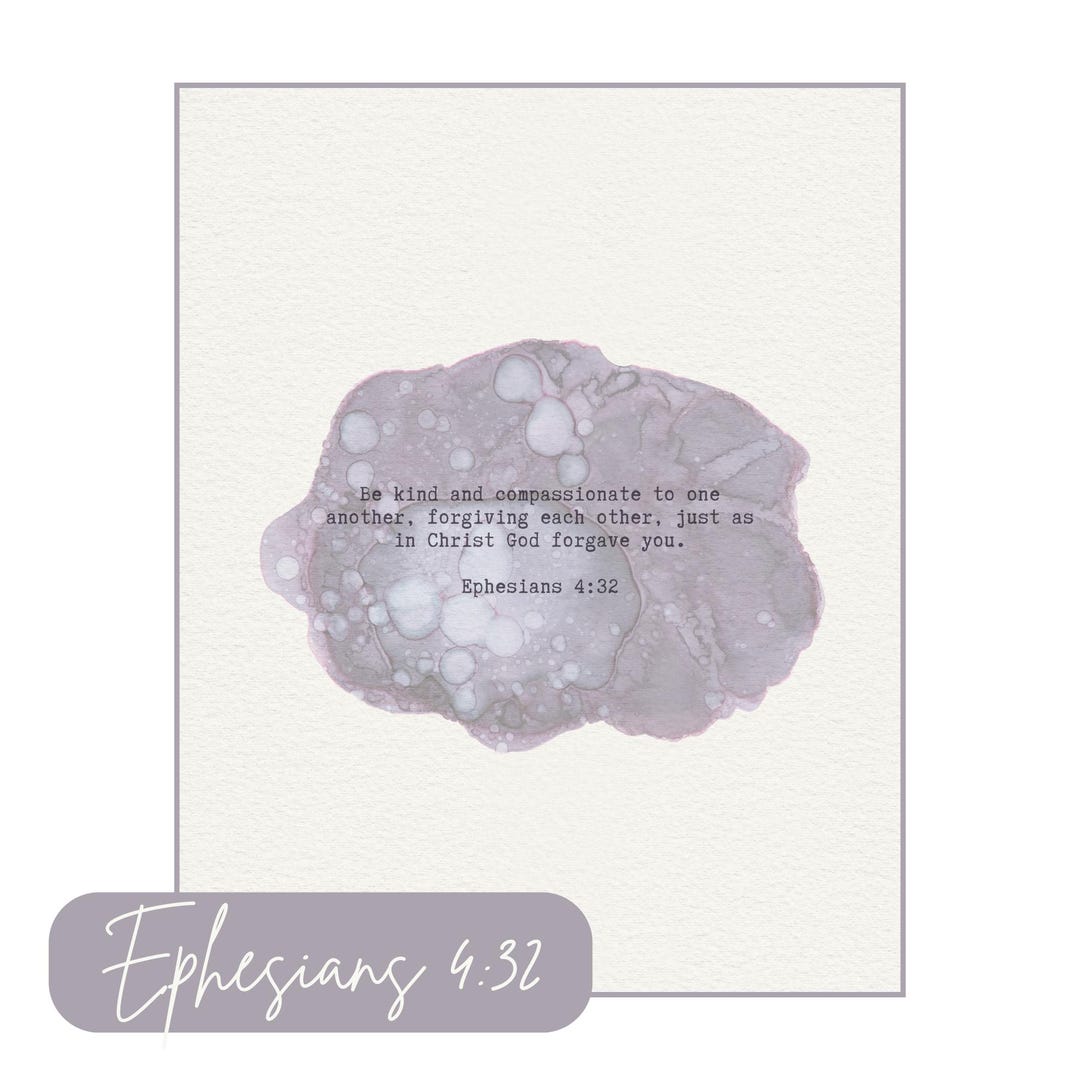 Christian Wall Art | Ephesians 4:32 | Christian Gifts | Teacher Gifts ...