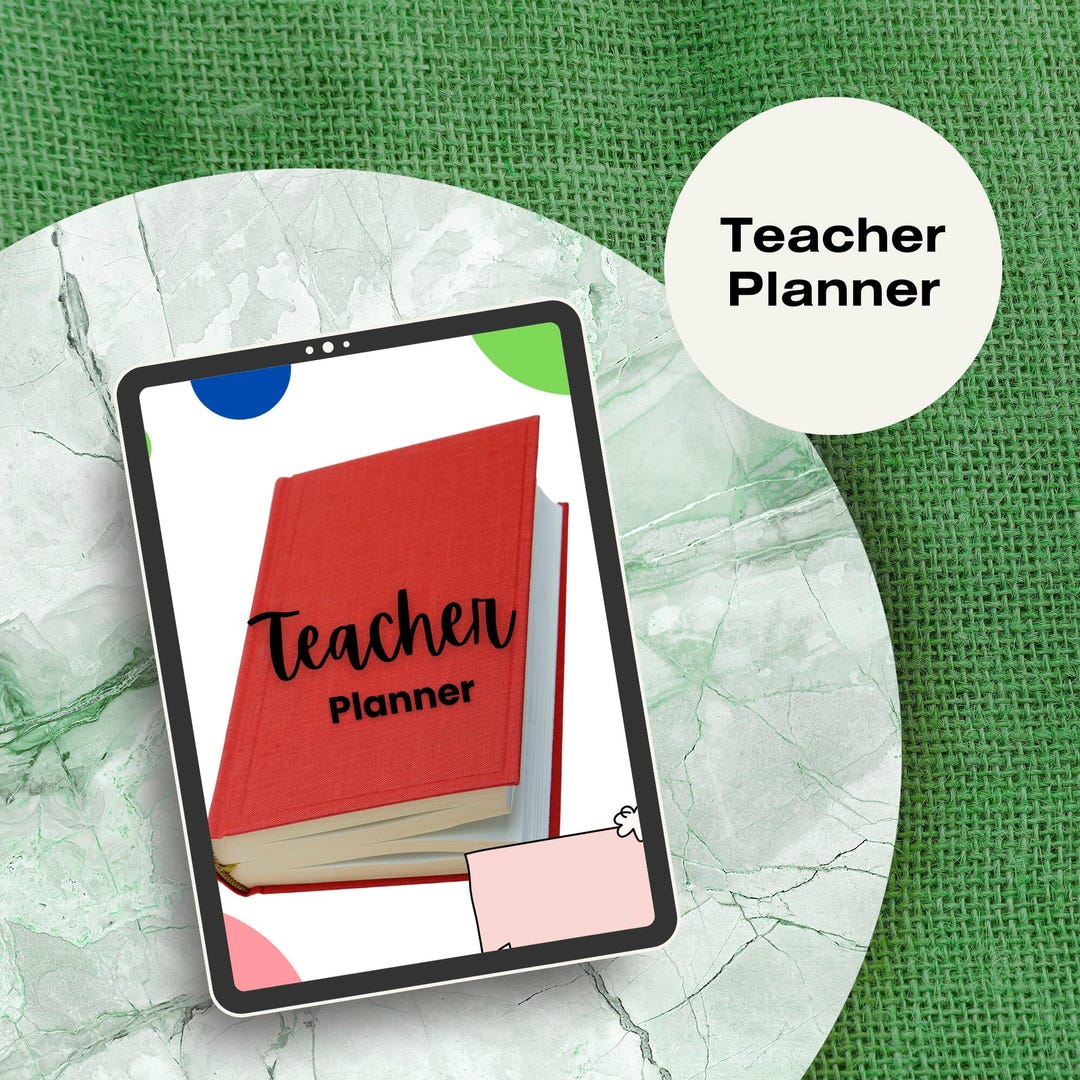 Editable Teacher Planner | Printable & Digital Lesson Plan Organizer ...