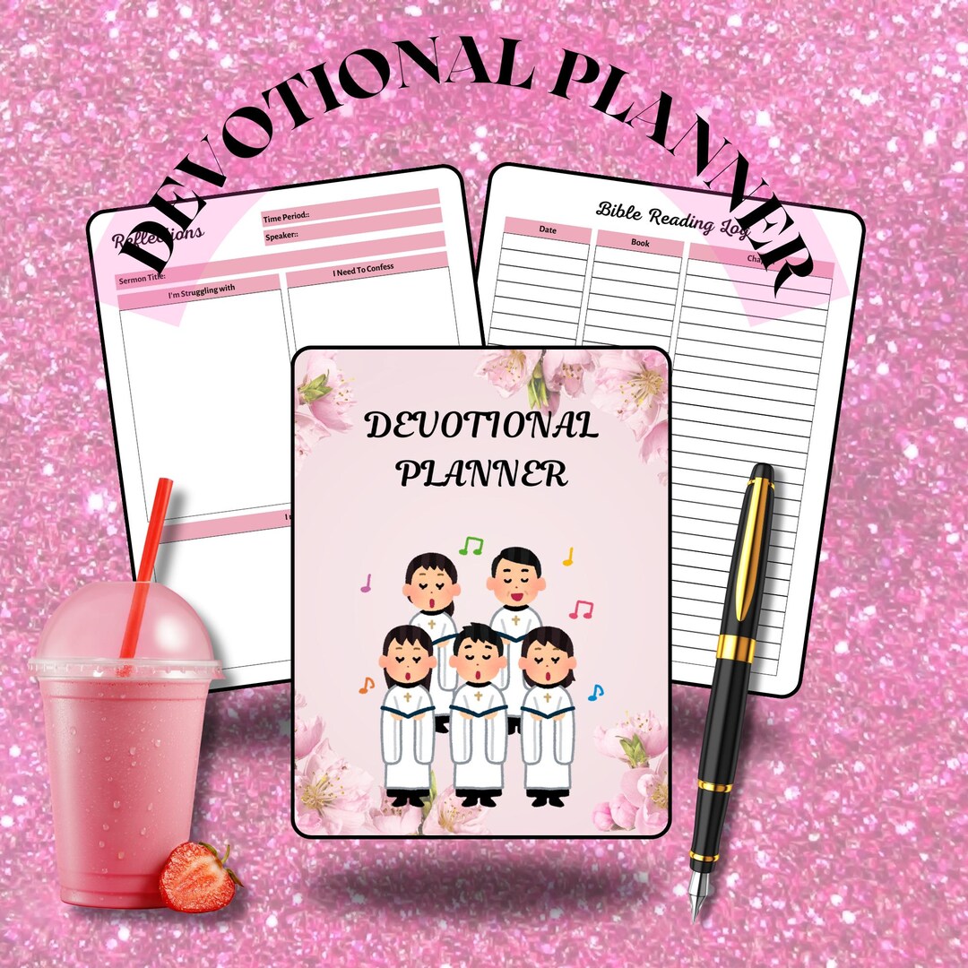 Editable Devotional Planner, Bible Journaling, Digital Bible Study ...