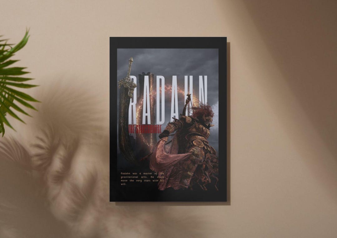 Radahn the Starscourge, Elden Ring Art, Digital Wall Art, Gaming Poster ...