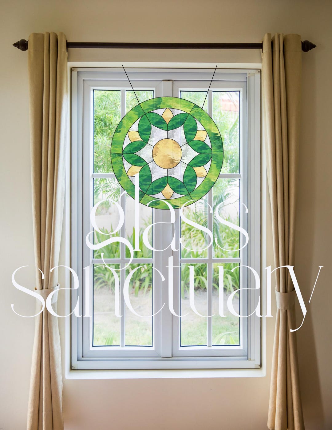 Tulip Mandela Stained Glass Pattern - Etsy