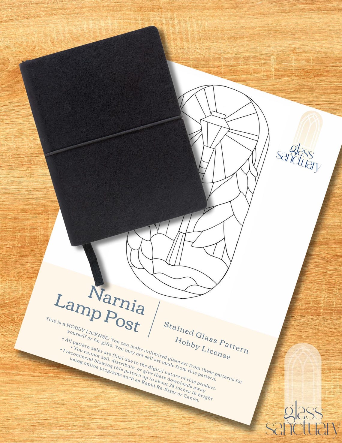 Narnia Lamp Post Stained Glass Pattern- Full License - Etsy