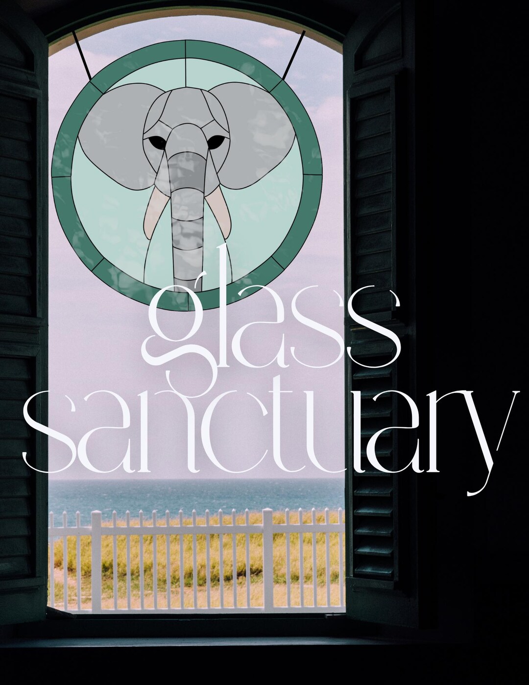 Elephant Stained Glass Pattern - Etsy