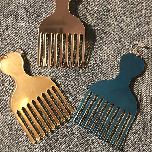 Afro Hair Pick - Etsy