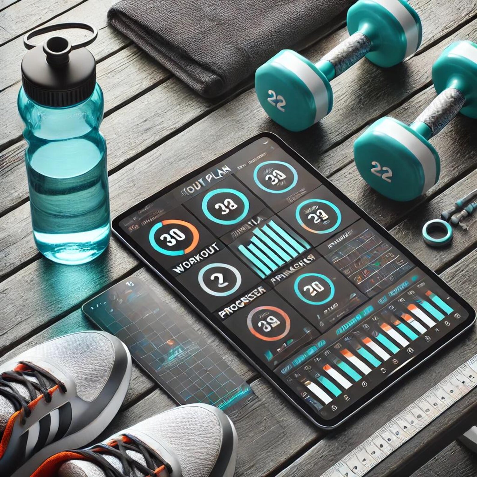 Fitness Planner Digital and Printable Workout Tracker Gym Journal ...