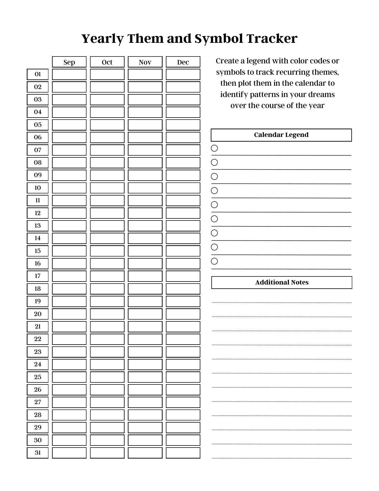 Dream Journal and Diary | Printable Sleep Tracker, Lucid Dream Log ...