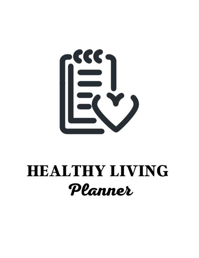 Healthy Living Planner Wellness Tracker Self-care Journal Habit Tracker ...