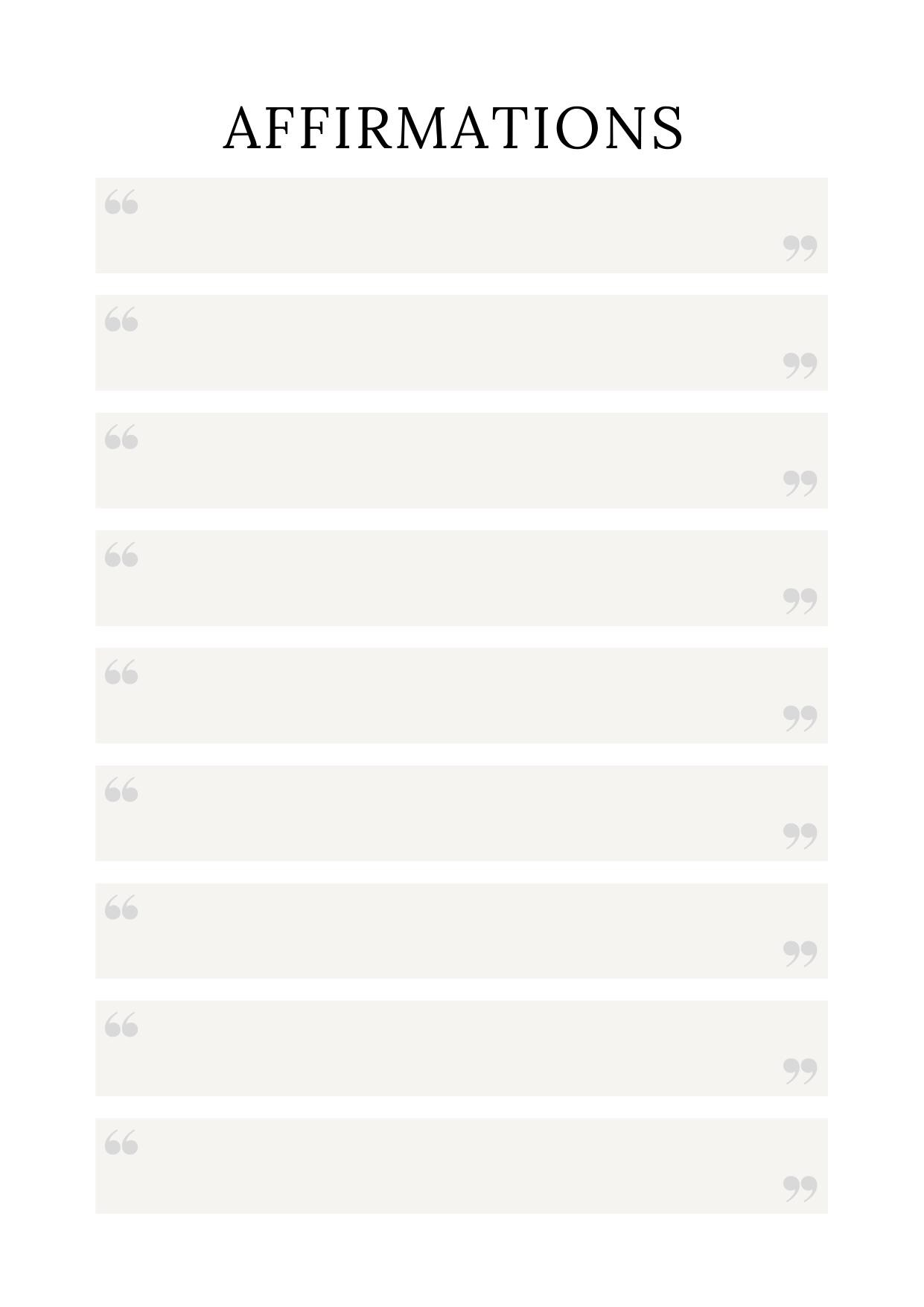 Vision Book Journal | Printable Manifestation Planner, Goal Tracker ...