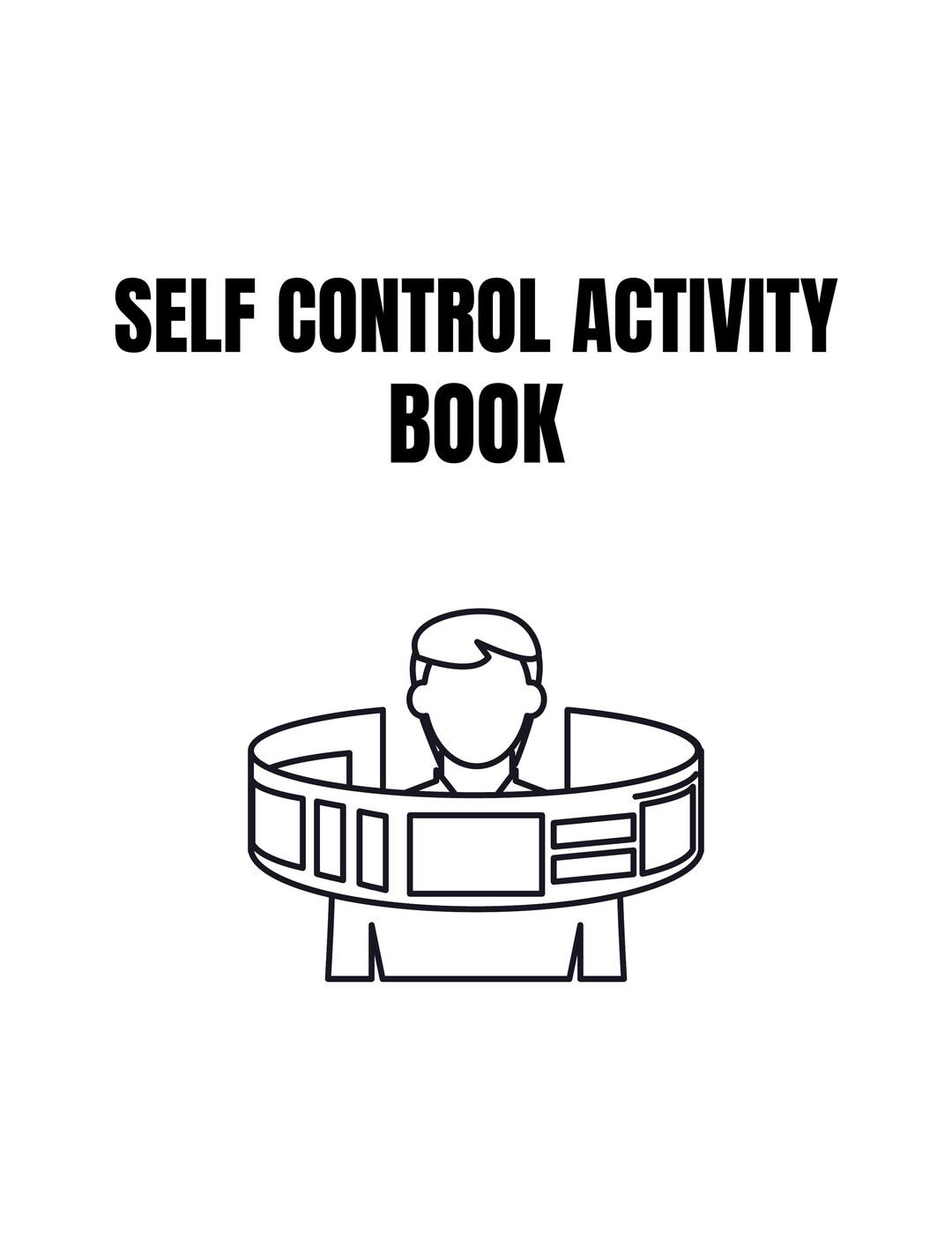Self-control Activity Book – Digital Printable Workbook for Emotional ...