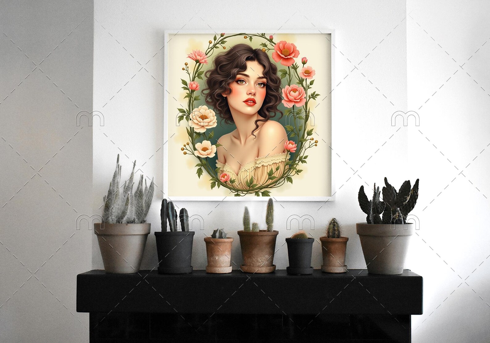 Minimalist Line Art of Female Form and Botanicals – Modern Feminine ...