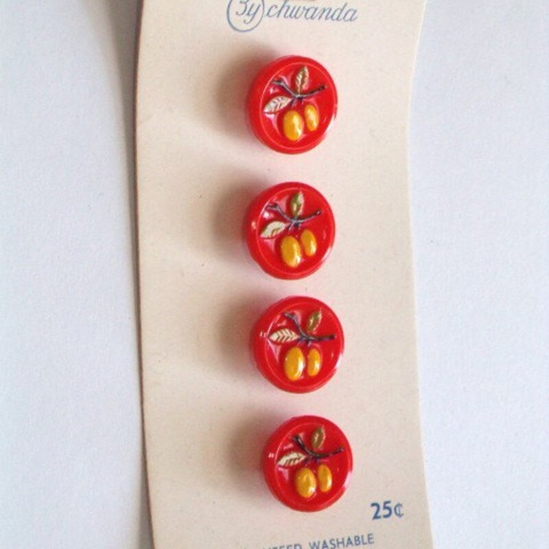 Fruit Buttons - Etsy