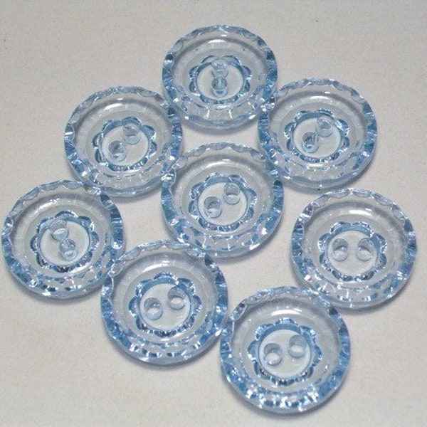 Clear Glass Buttons - Etsy