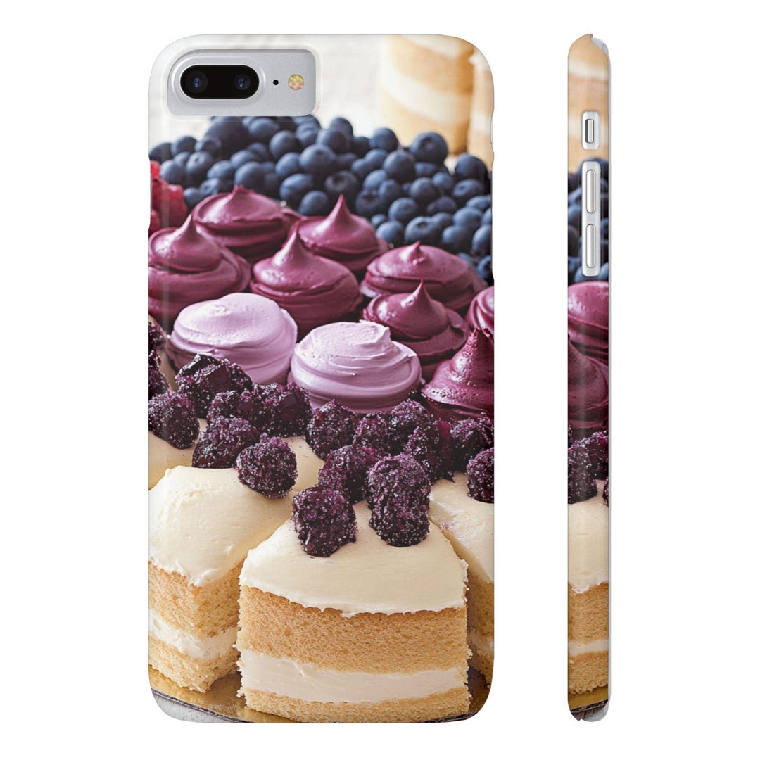 Berry Delight iPhone Case Sweet Treats: Slim iPhone Cases Glossy Finish ...