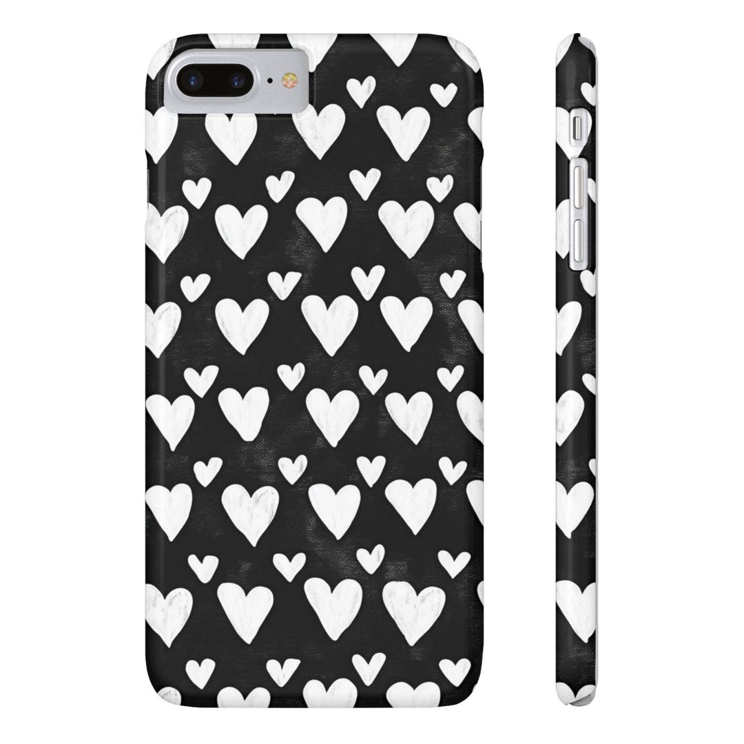 Chic Heart Pattern Slim Phone Cases - Perfect for Gifts, Valentine's ...