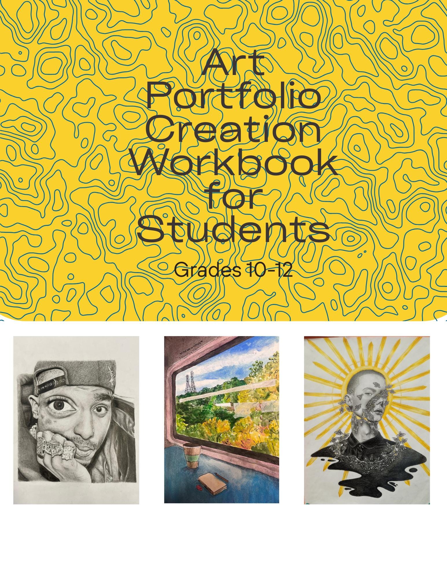 Independent Art Portfolio Creation Workbook-grades 10-12- Editable and ...