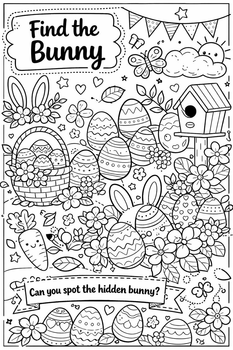 Easter Coloring Pages Printable | Bunny Pages | Spring Classroom ...