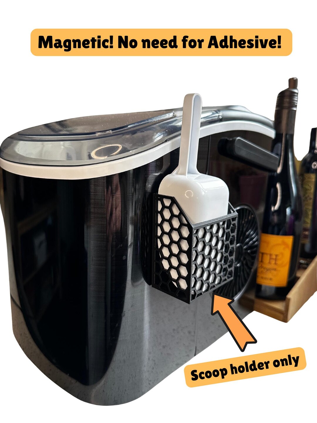 Magnetic Ice Scoop Holder: Countertop Ice Maker Accessory - Etsy