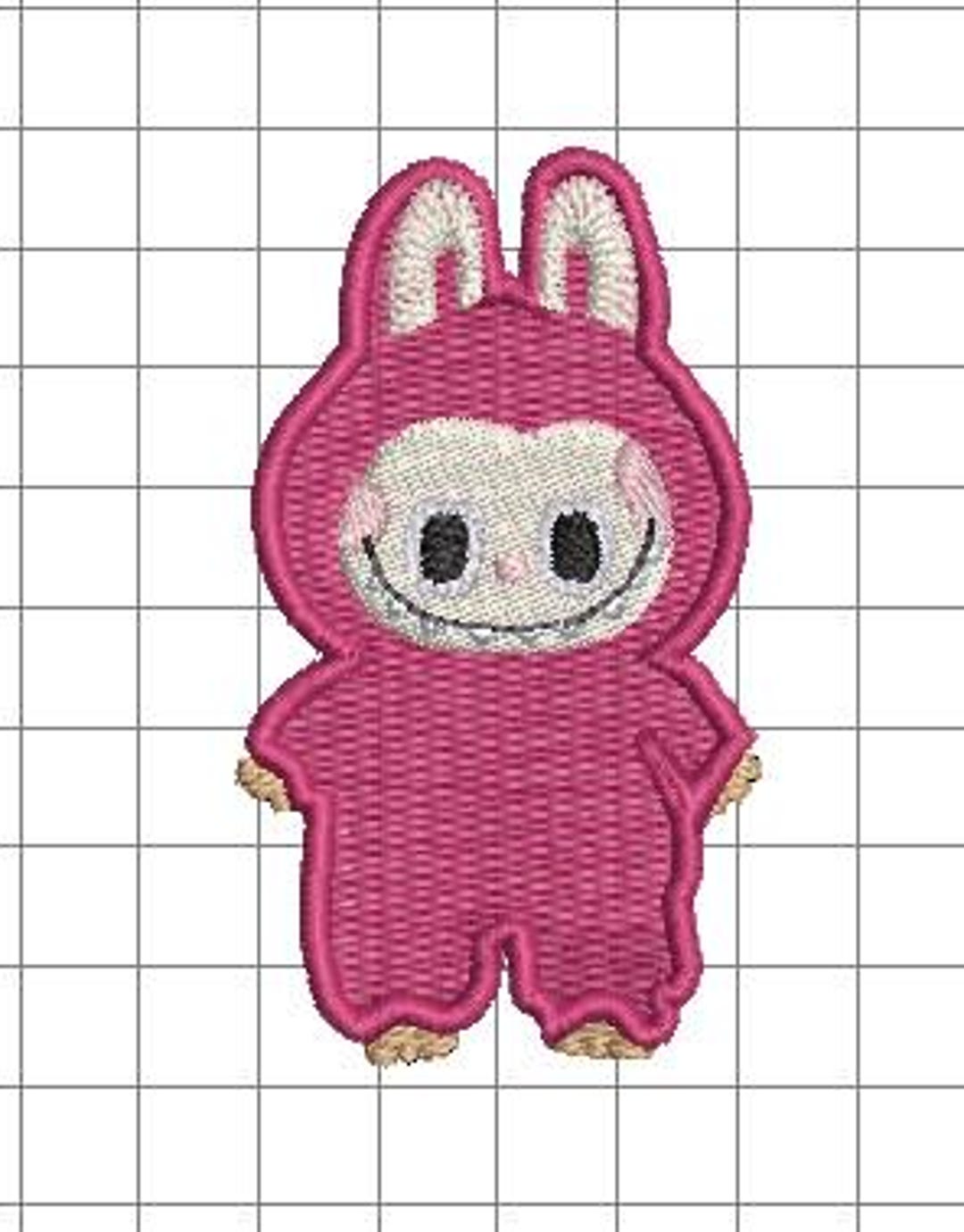 Labubu Embroidery Design (PES/ DST/ VP3/ JEF) @instant Download@. Get a ...