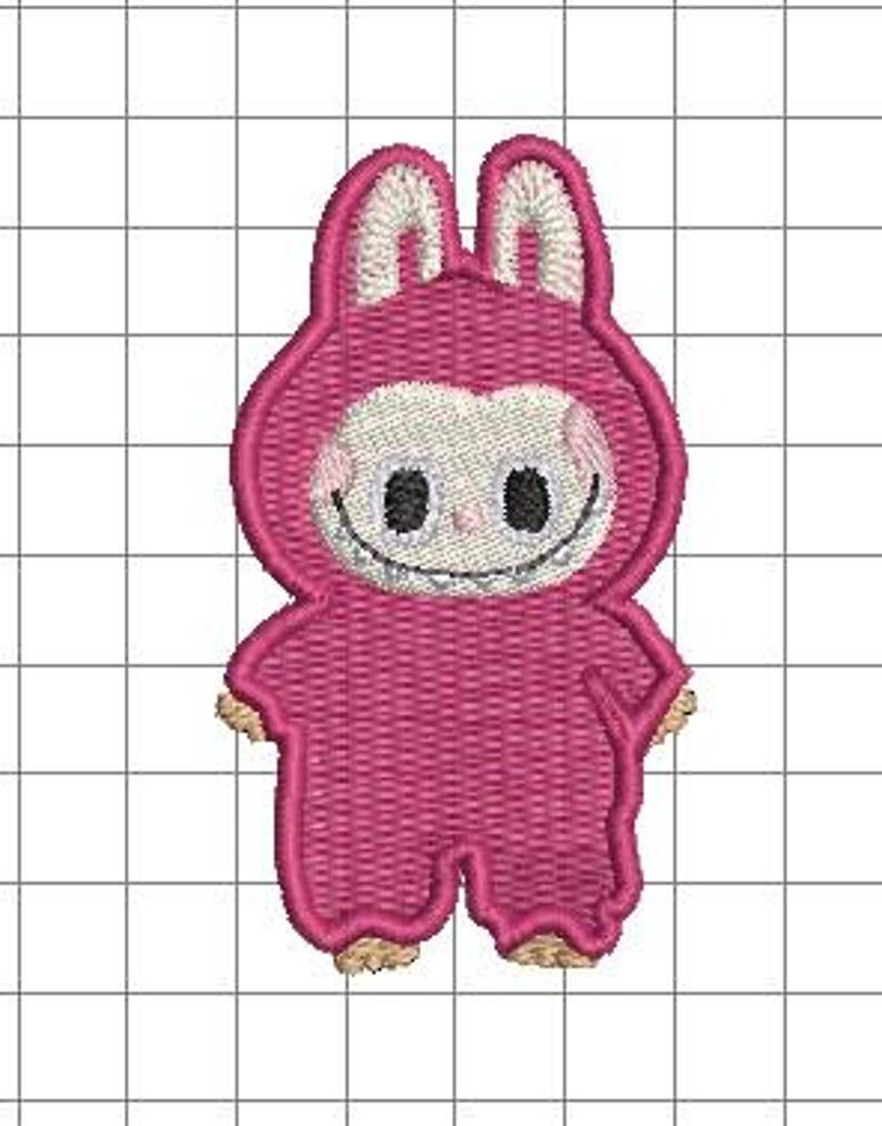 Labubu Applique (PES/ DST/ VP3/ JEF) @instant Download@. Get a Free ...