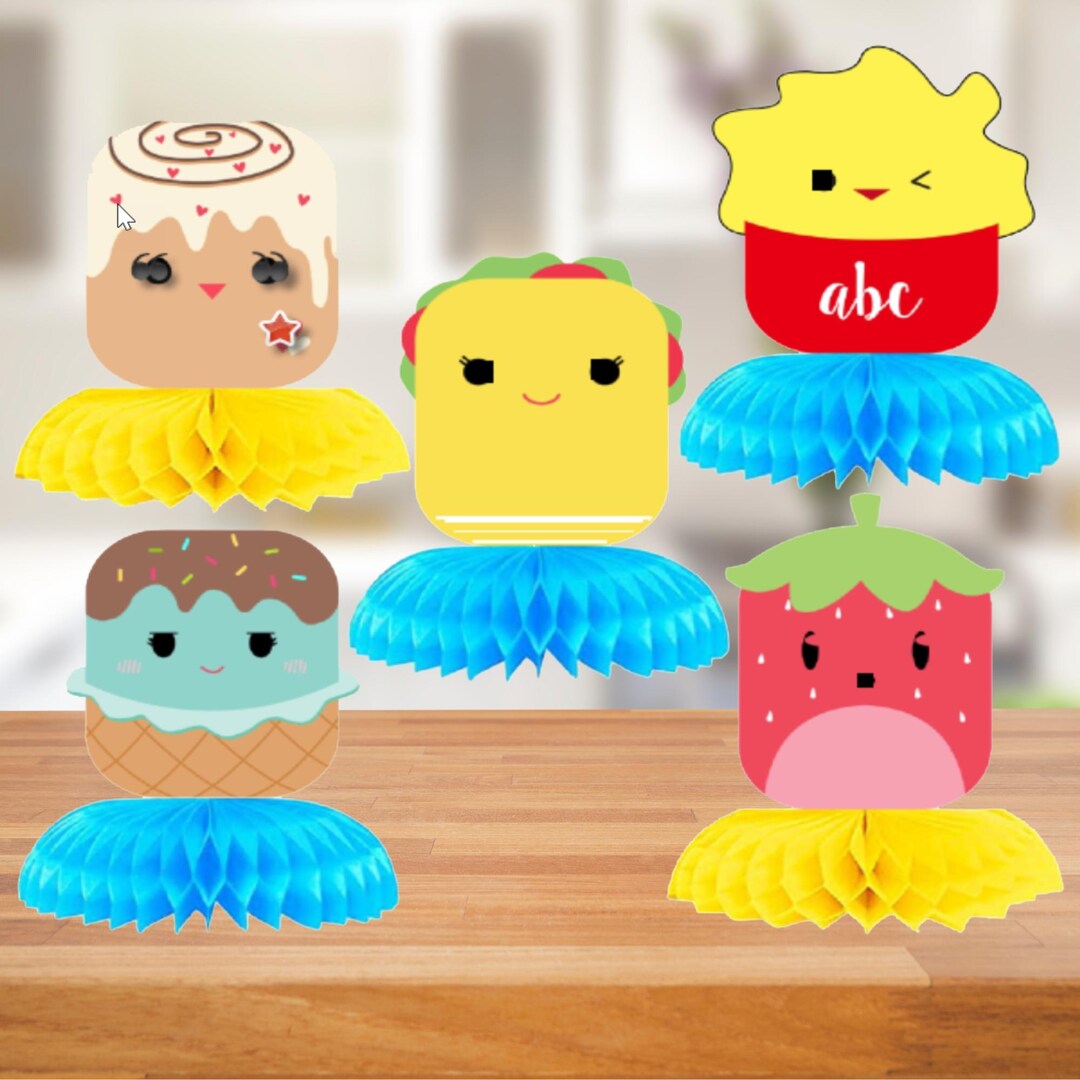 Squish Plushies Honeycomb Tableware Table Cover HANGING Swirl Happy ...