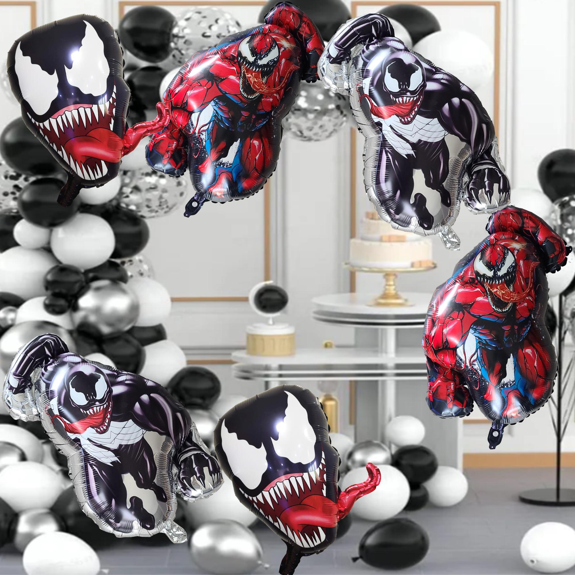 6pc Venom Animal Bouquet Balloons Happy Birthday Party Supplies ...
