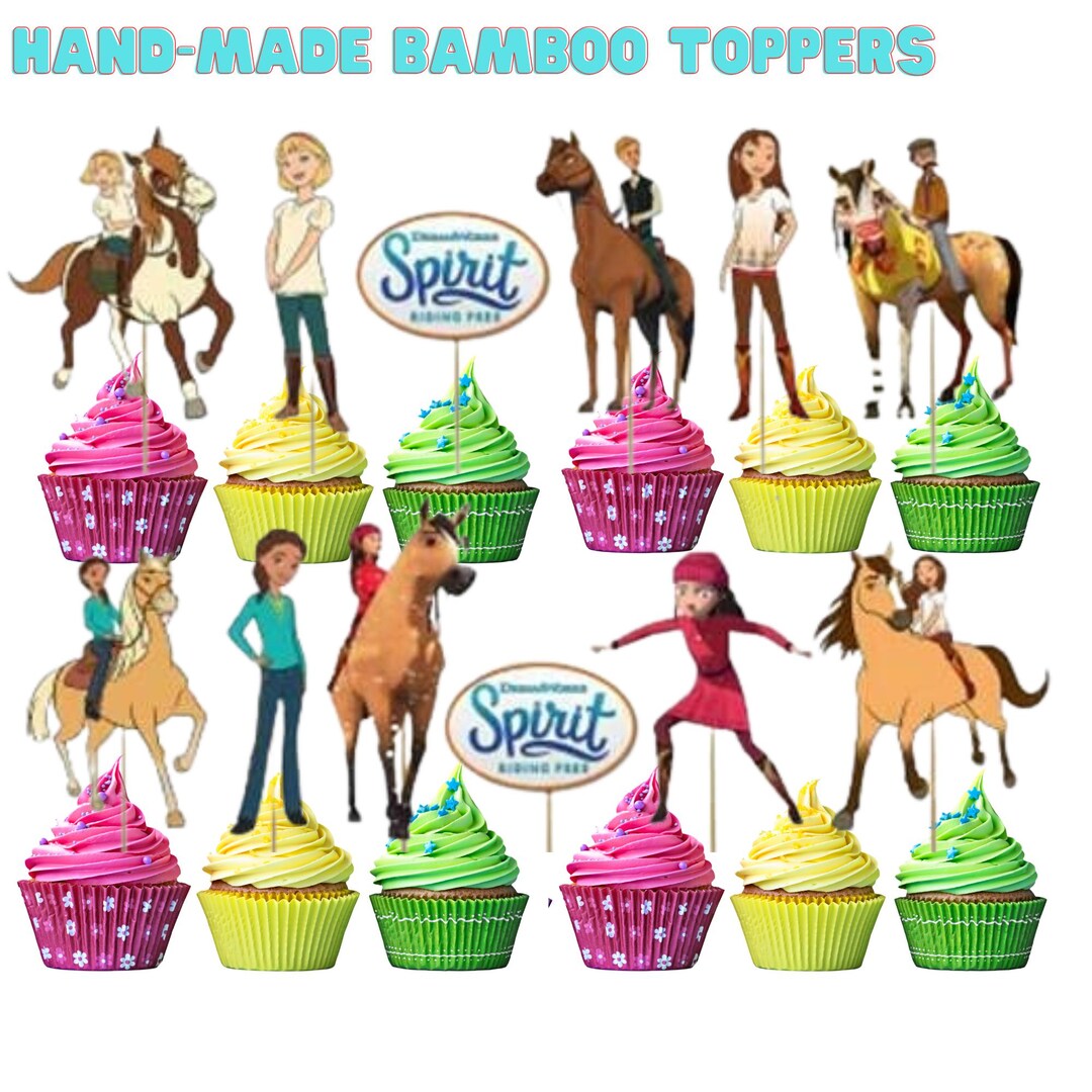 Spirit Riding Happy Birthday Personalized Custom Made Cake Topper and ...