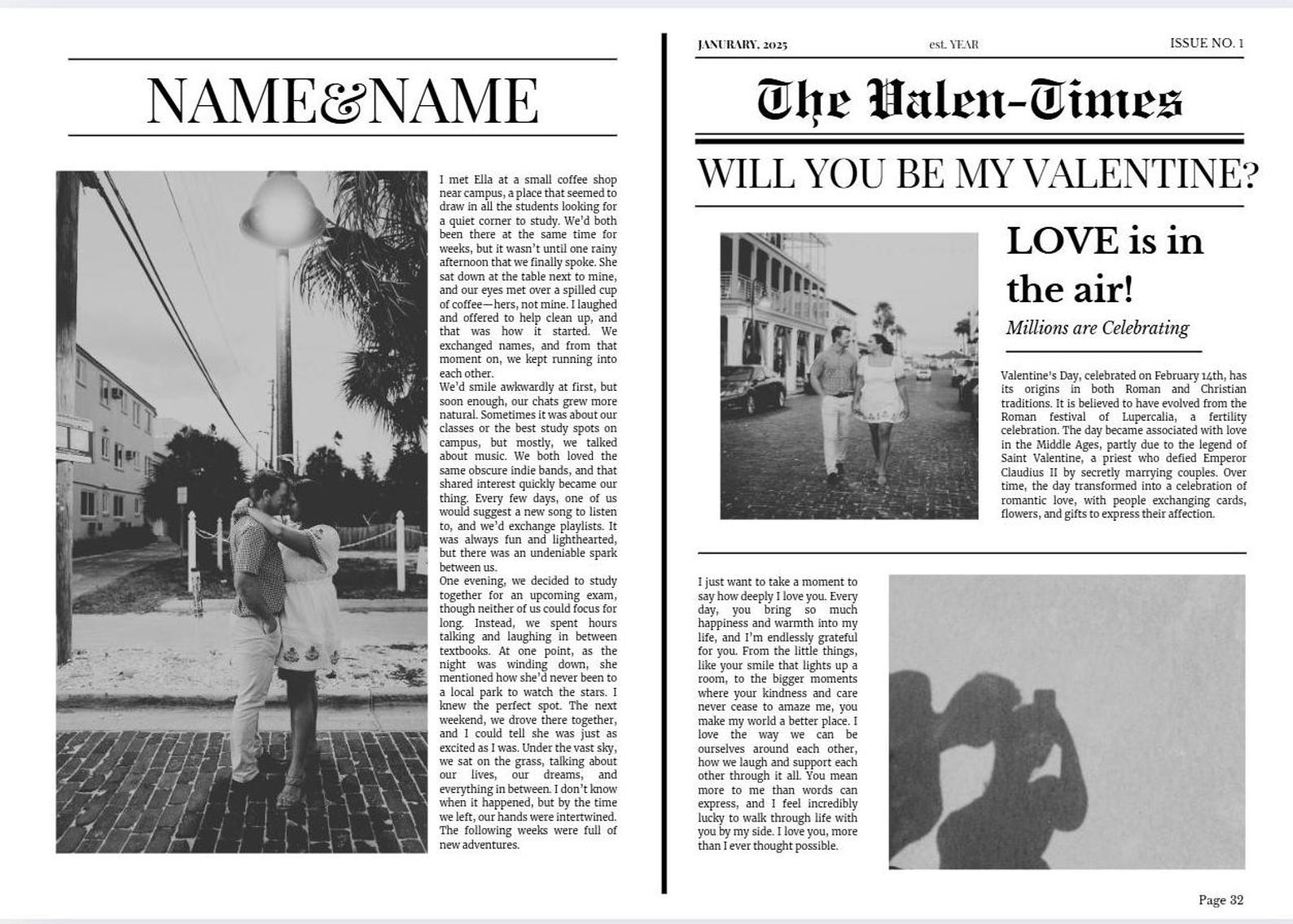 Downloadable Newspaper Template - Etsy