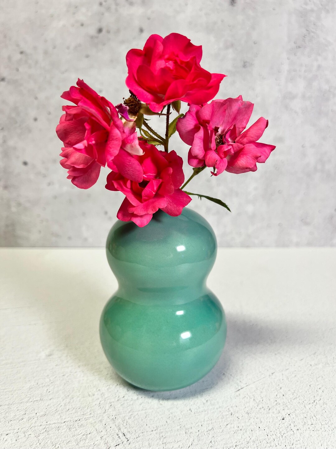 Bud Vase Double Bulb - Etsy