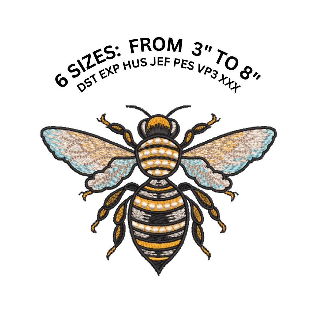 Buzzing Elegance Honey Bee Design – Instant Download – Nature-inspired ...