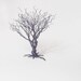 Dark Blue Wire Tree, Minimal Art Statue, Miniature Home Decoration ...