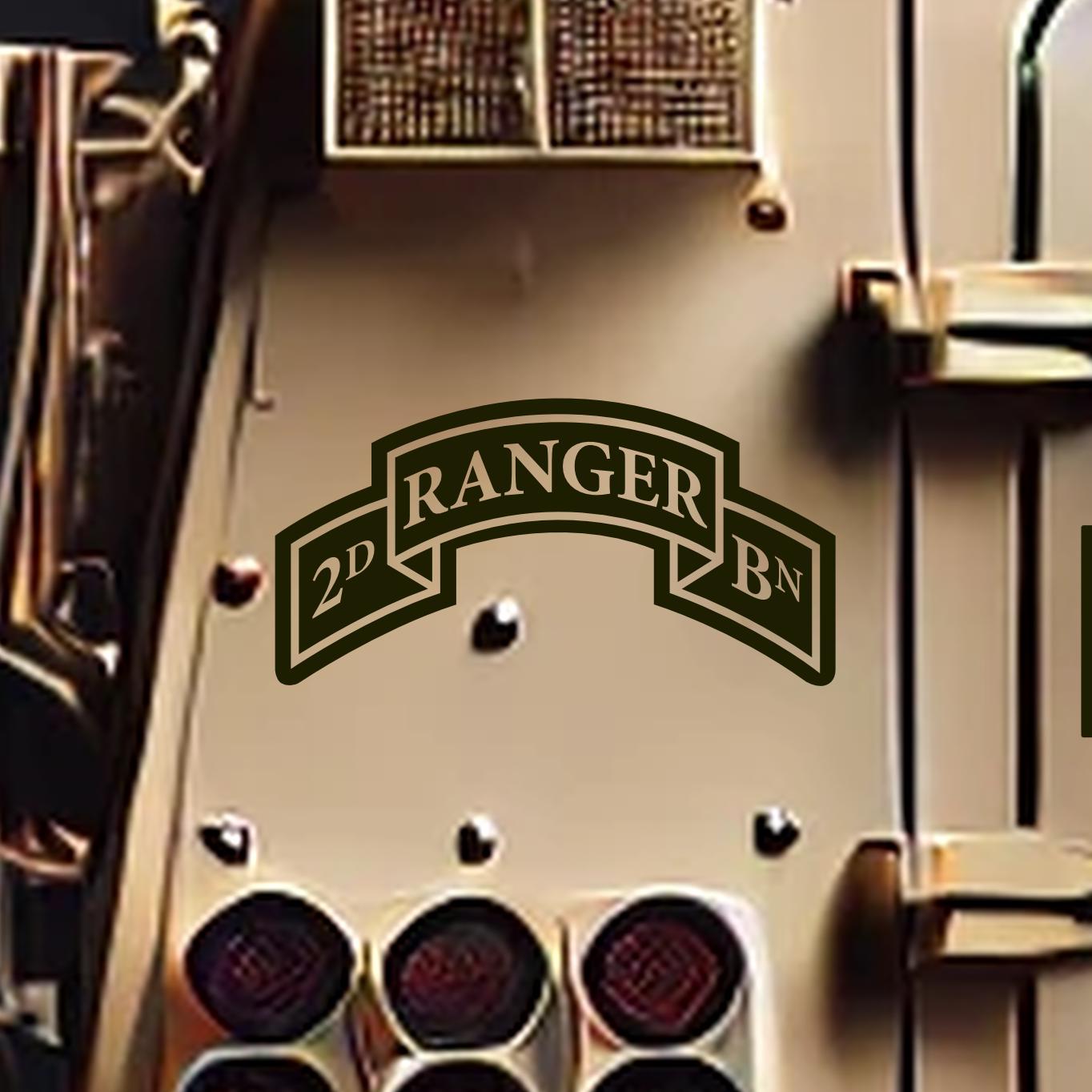 Custom US Army Unit Vinyl Decals - Infantry, Armored, Airborne & Ranger ...