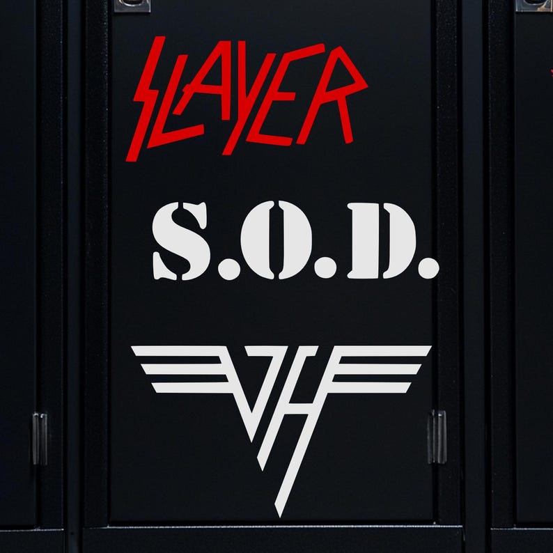 Custom Band Logo Vinyl Decal | Your Favorite Band Sticker in Any Size ...
