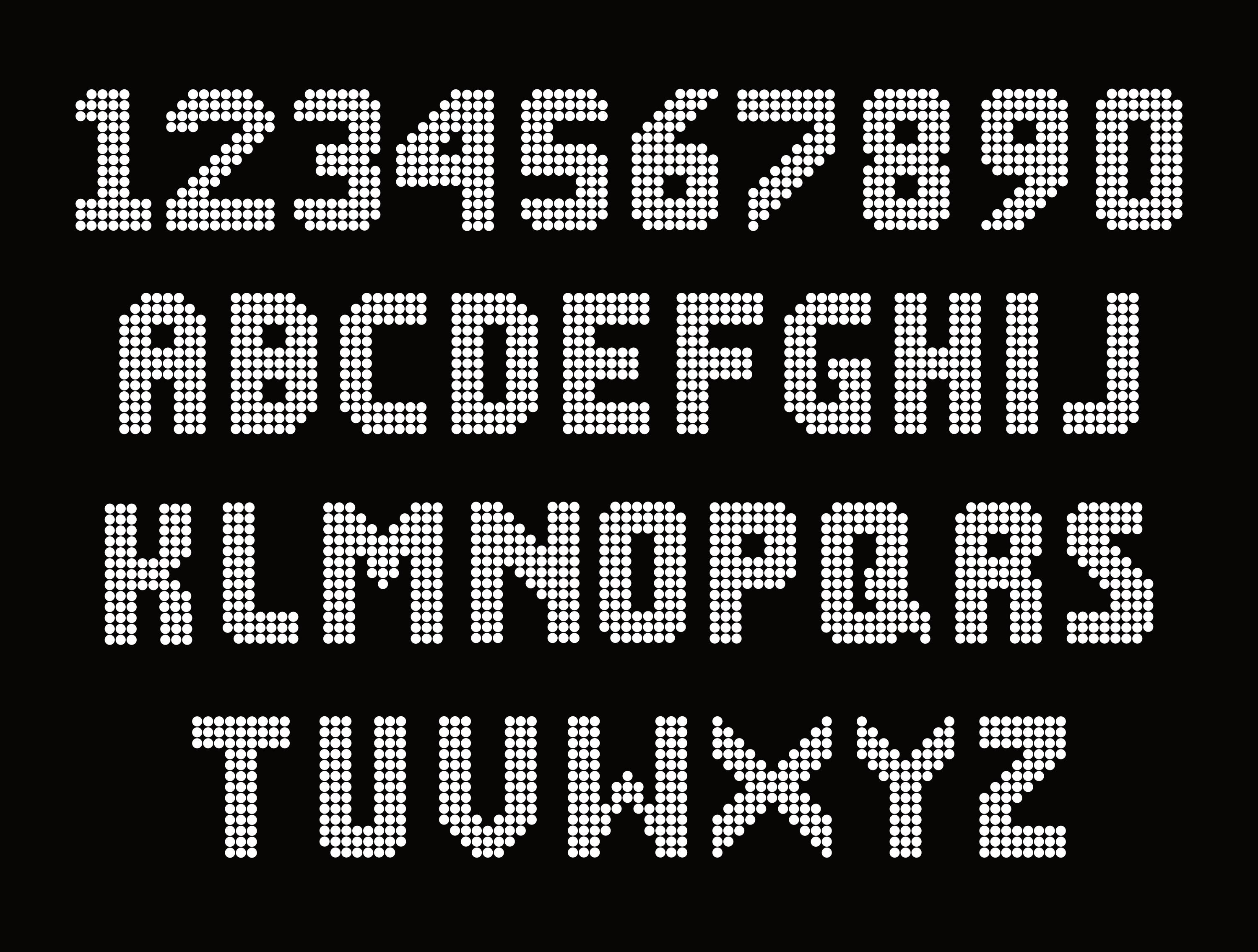 Custom Dot Matrix Vinyl Decal – Personalized Text, Retro Digital Style ...