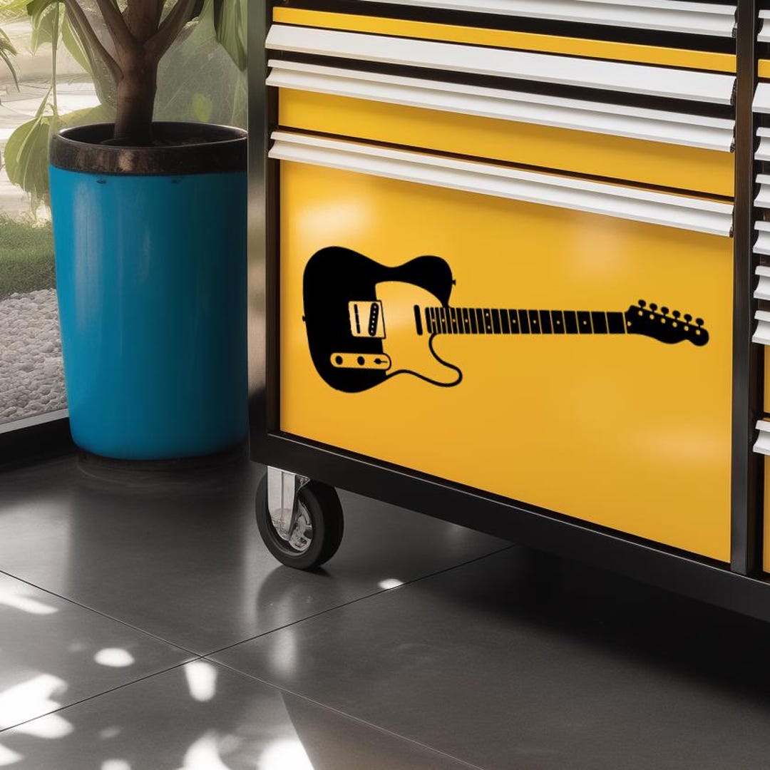 Fender Telecaster Vinyl Decal | Custom Colors & Sizes Available ...