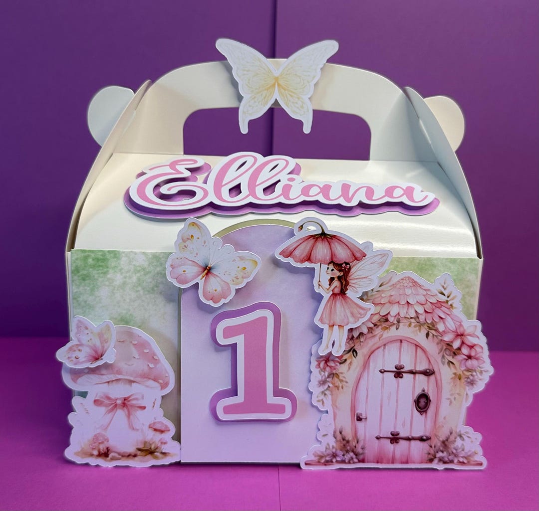 Fairy Treat Boxes, Enchanted Party Favor, Gable Boxes - Etsy
