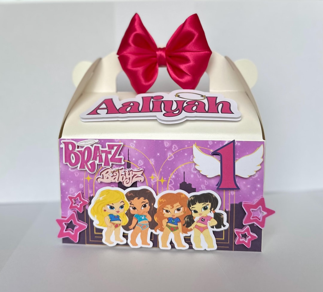 Bratz Baby Themed Treat Boxes, Custom Bratz Themed Treat Boxes, Bratz ...
