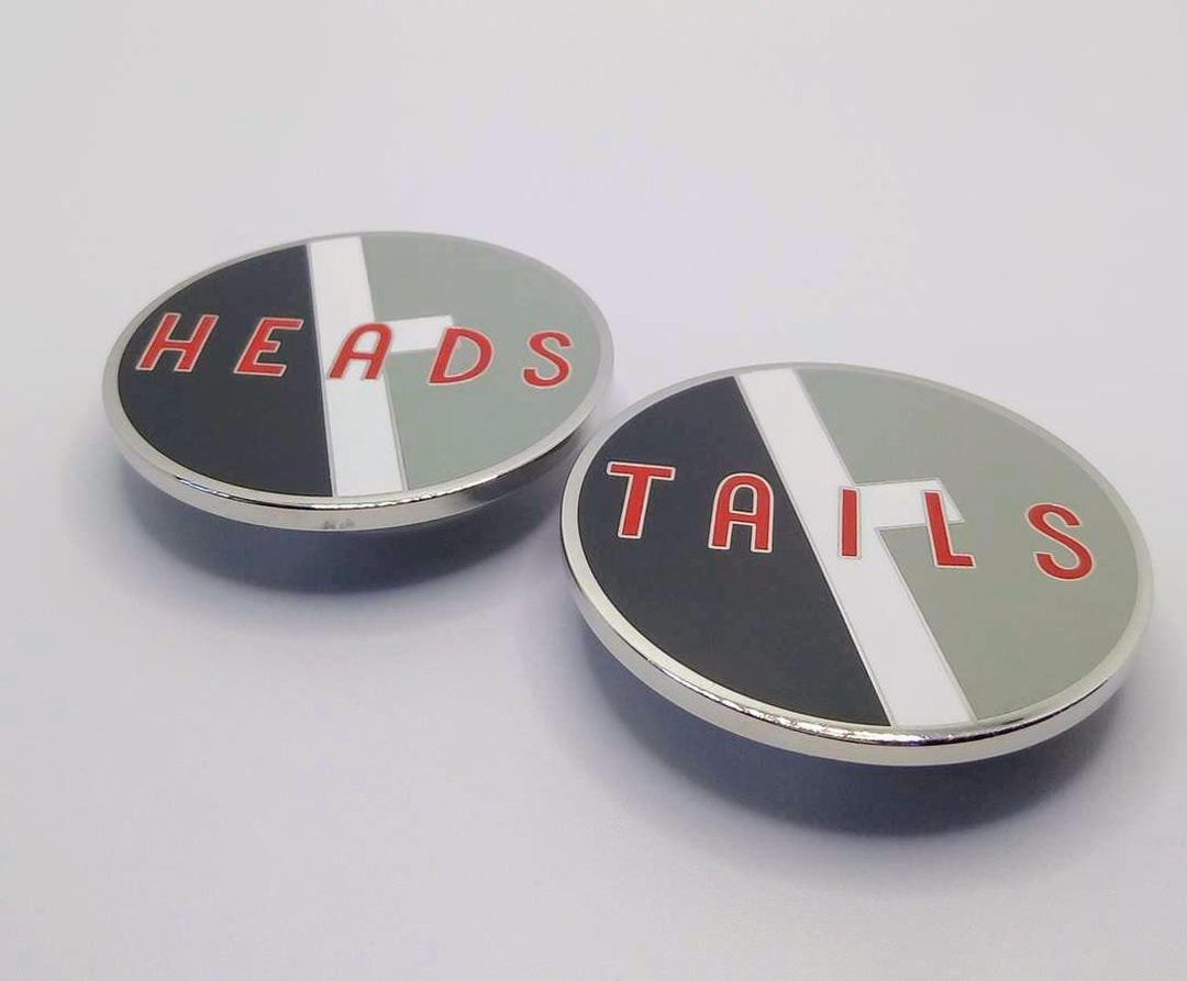 Tennis Coin Toss: Heads or Tails - Tennis Player Gift - Etsy UK