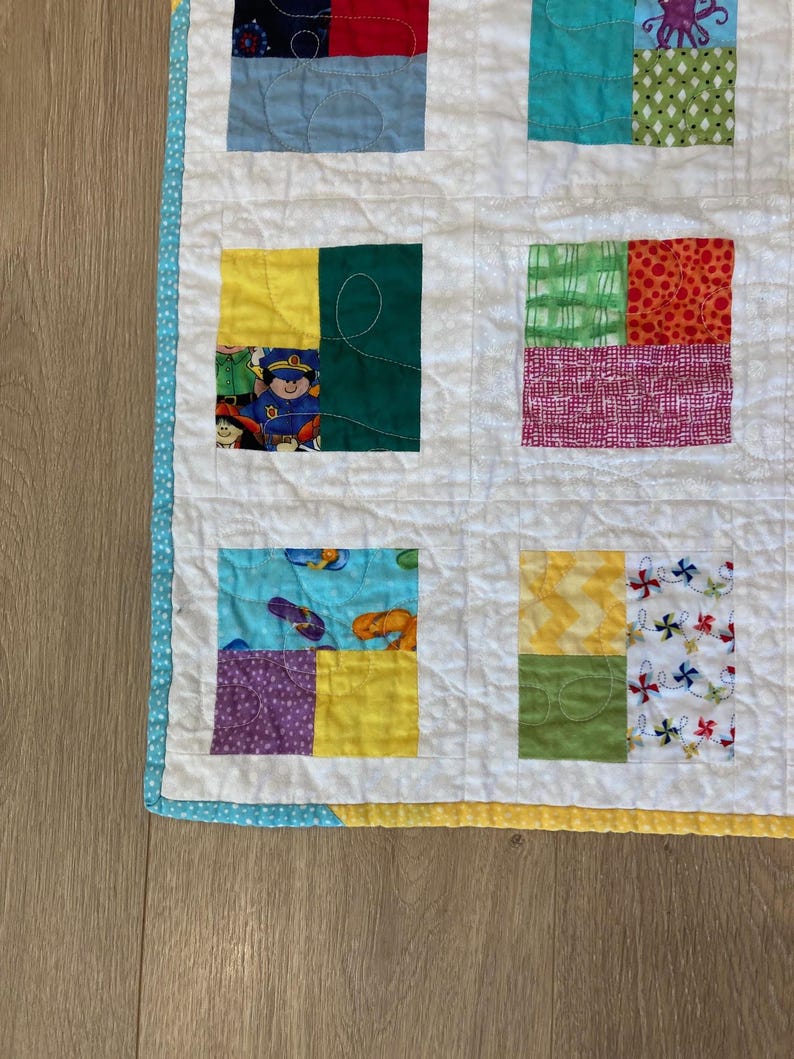 Adorable Handmade Children's Quilt - Etsy