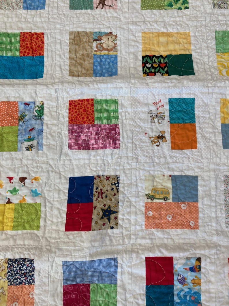 Adorable Handmade Children's Quilt - Etsy