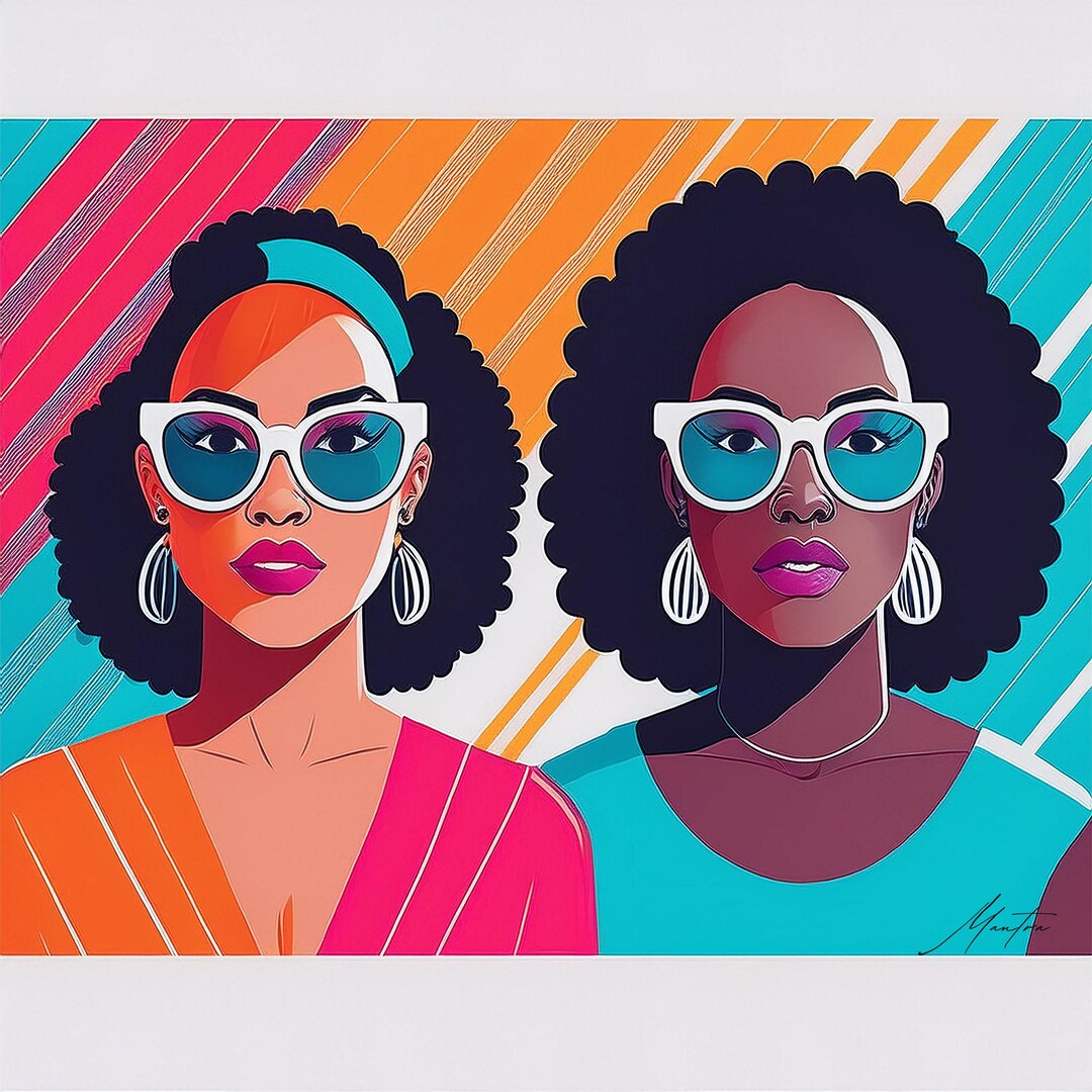 I'm With Her, Sista Code, Wall Art, Digital Download, Sisterhood, Black ...