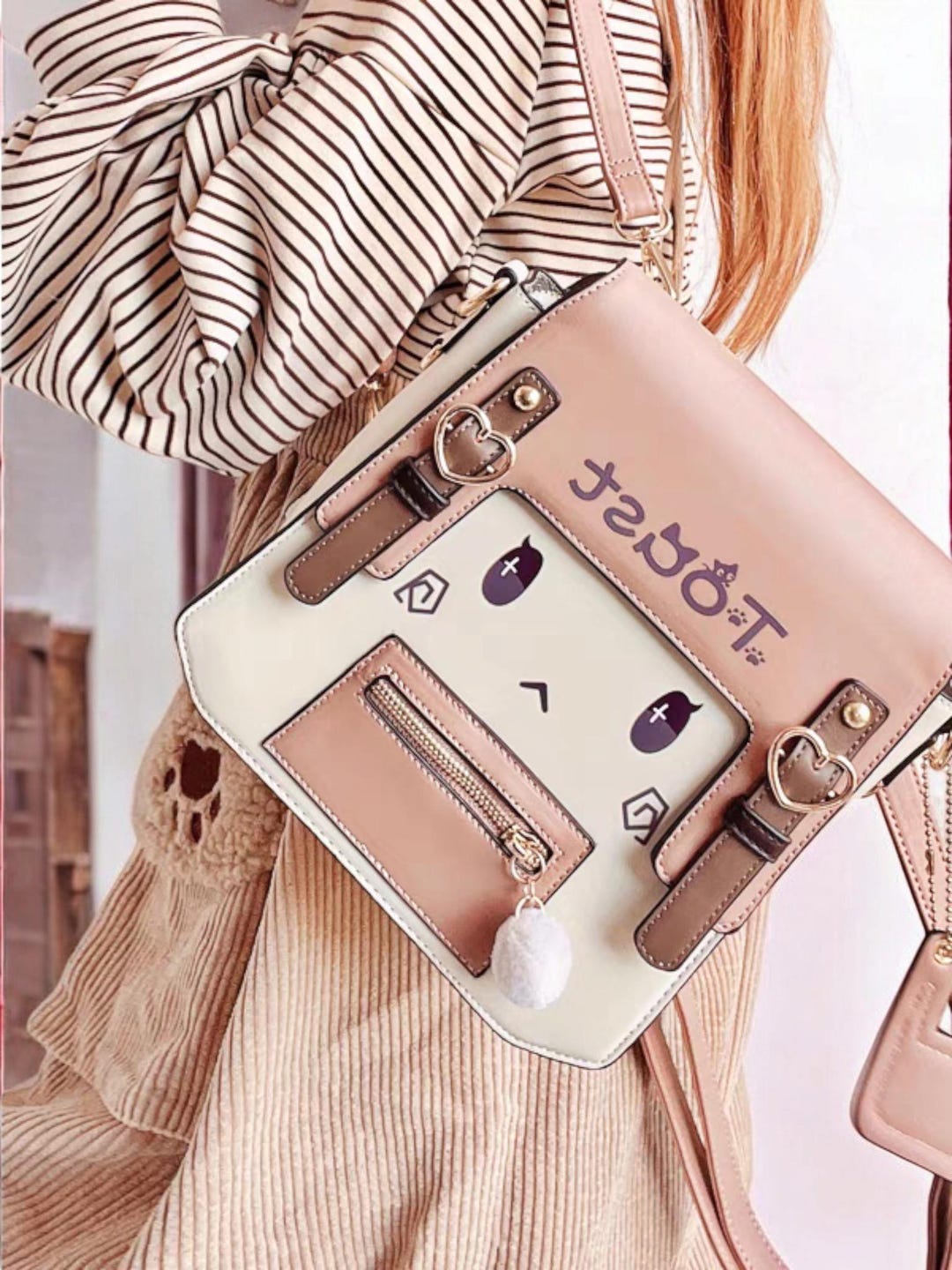 Cartoon Small Monster Shoulder Bag, Kawaii Crossbody Summer Fashion ...