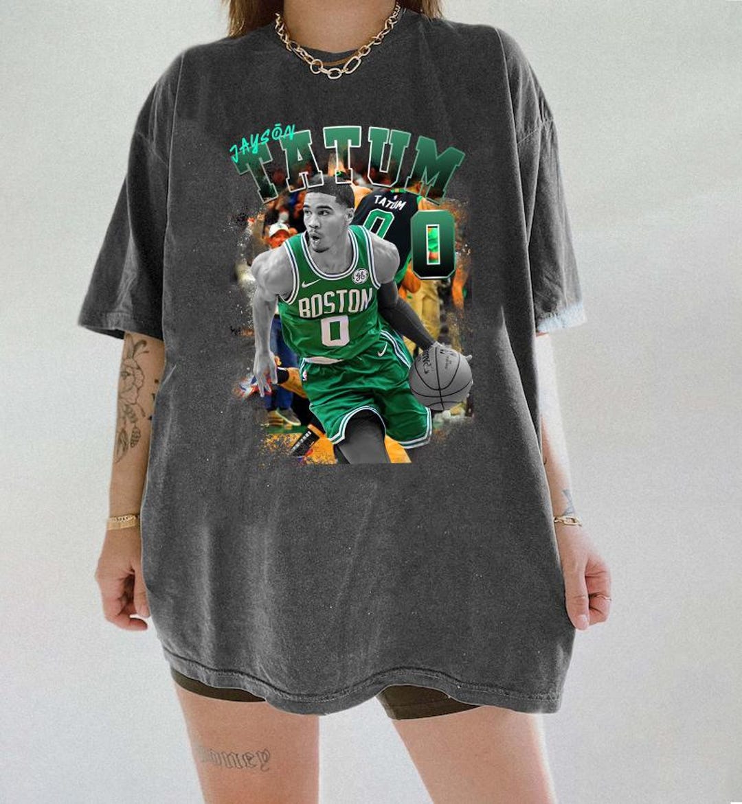 Jayson Tatum Png, Basketball Shirt, 90s Bootleg Tee, Bootleg Jayson ...