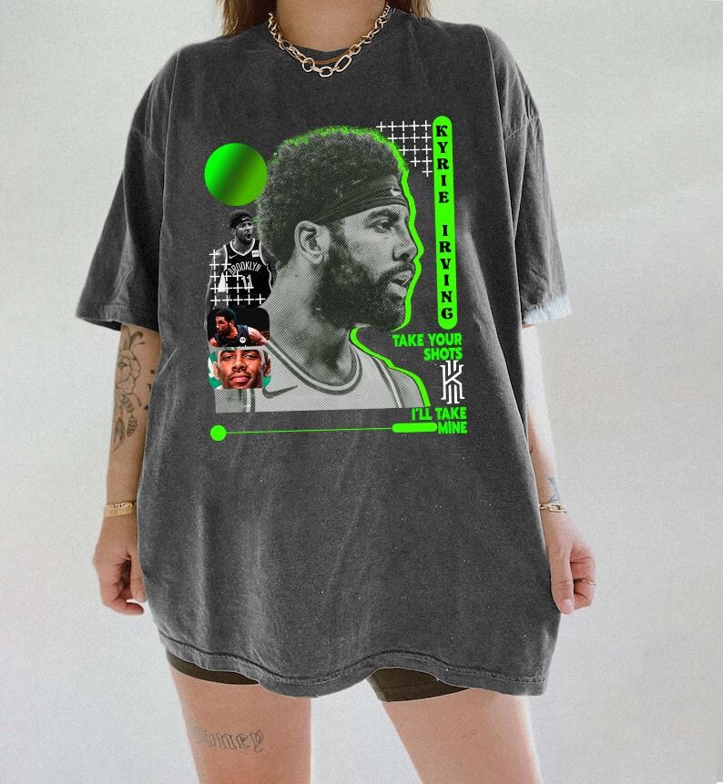 Kyrie Irving Tshirt Design, PNG Digital Download, Basketball Graphic ...
