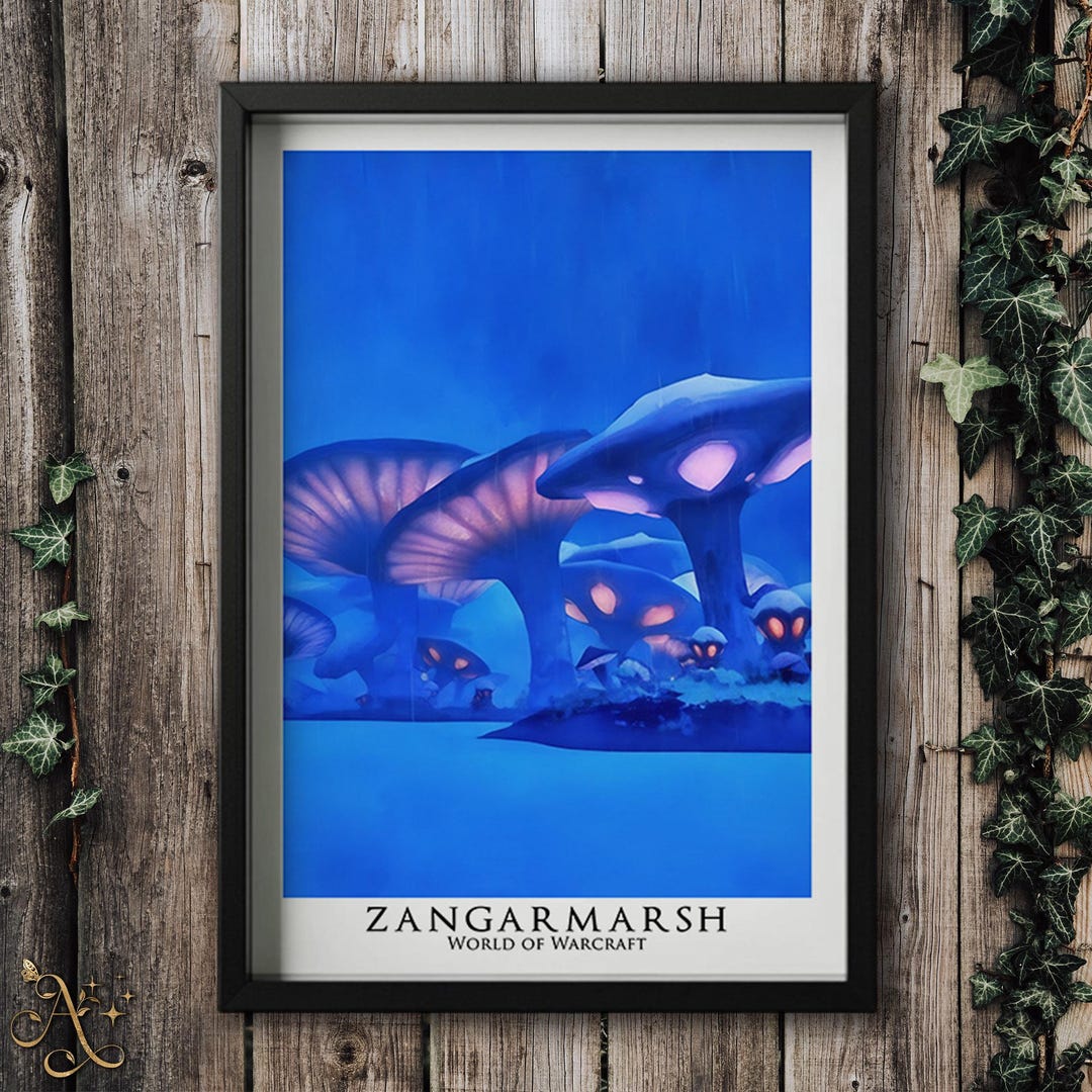 World of Warcraft Zangarmarsh Wall Art | Printed Poster | Wow Present ...