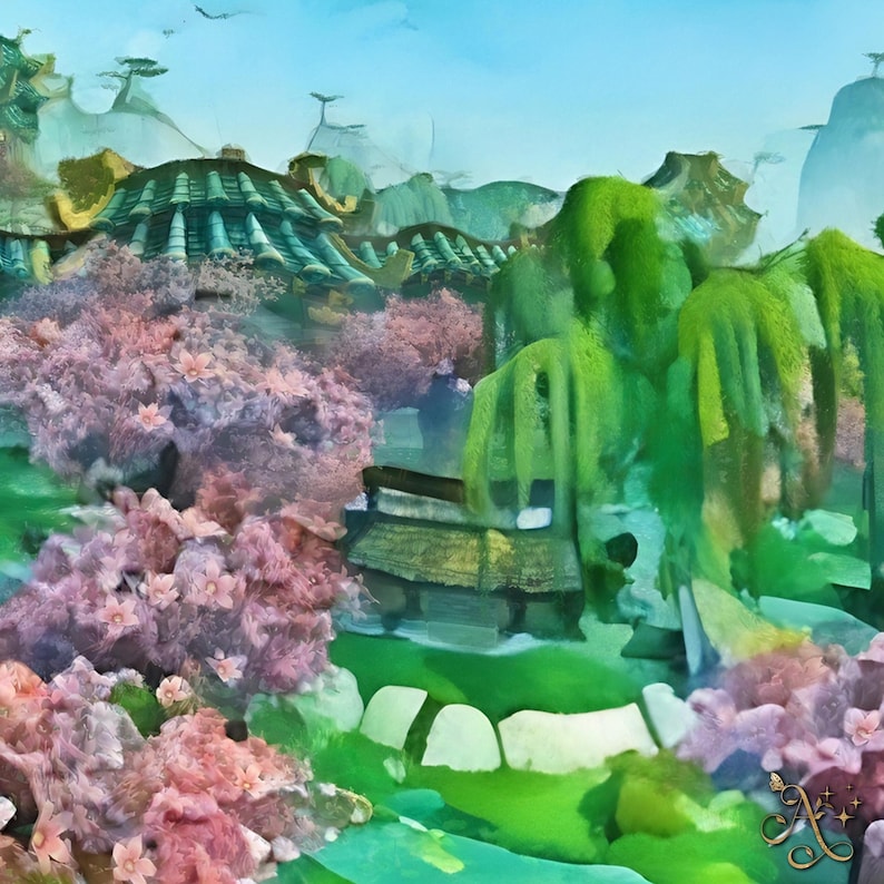 World of Warcraft Jade Forest Wall Art | Printed Poster | Wow Present ...
