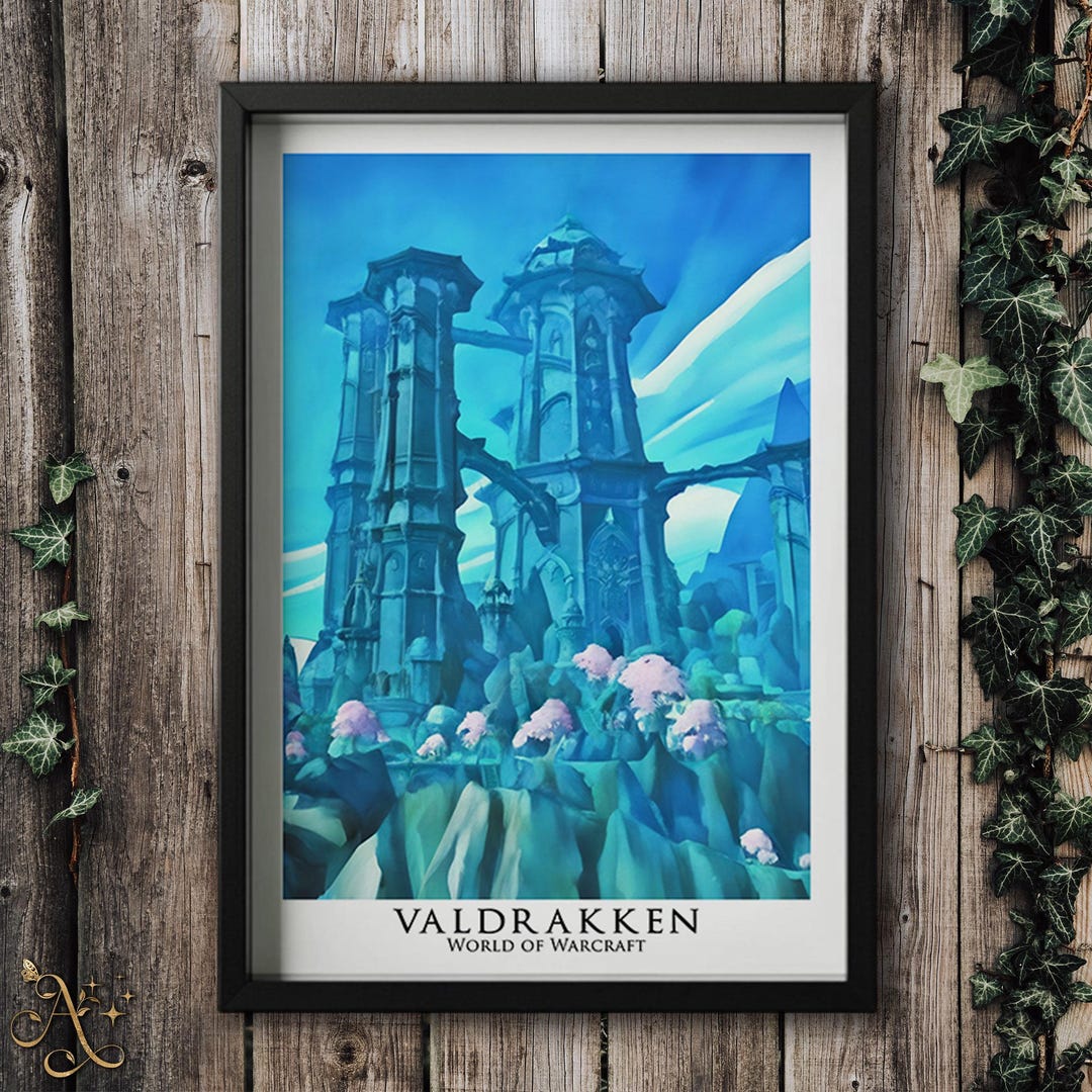 World of Warcraft Valdrakken Wall Art | Printed Poster | Wow Present ...