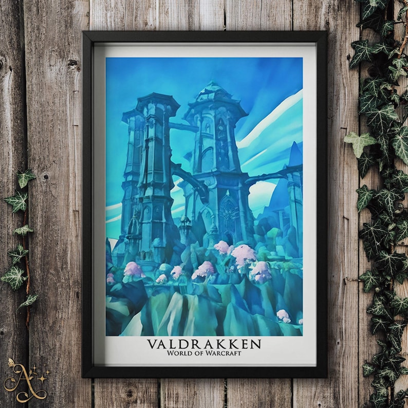 World of Warcraft Valdrakken Wall Art | Printed Poster | Wow Present ...