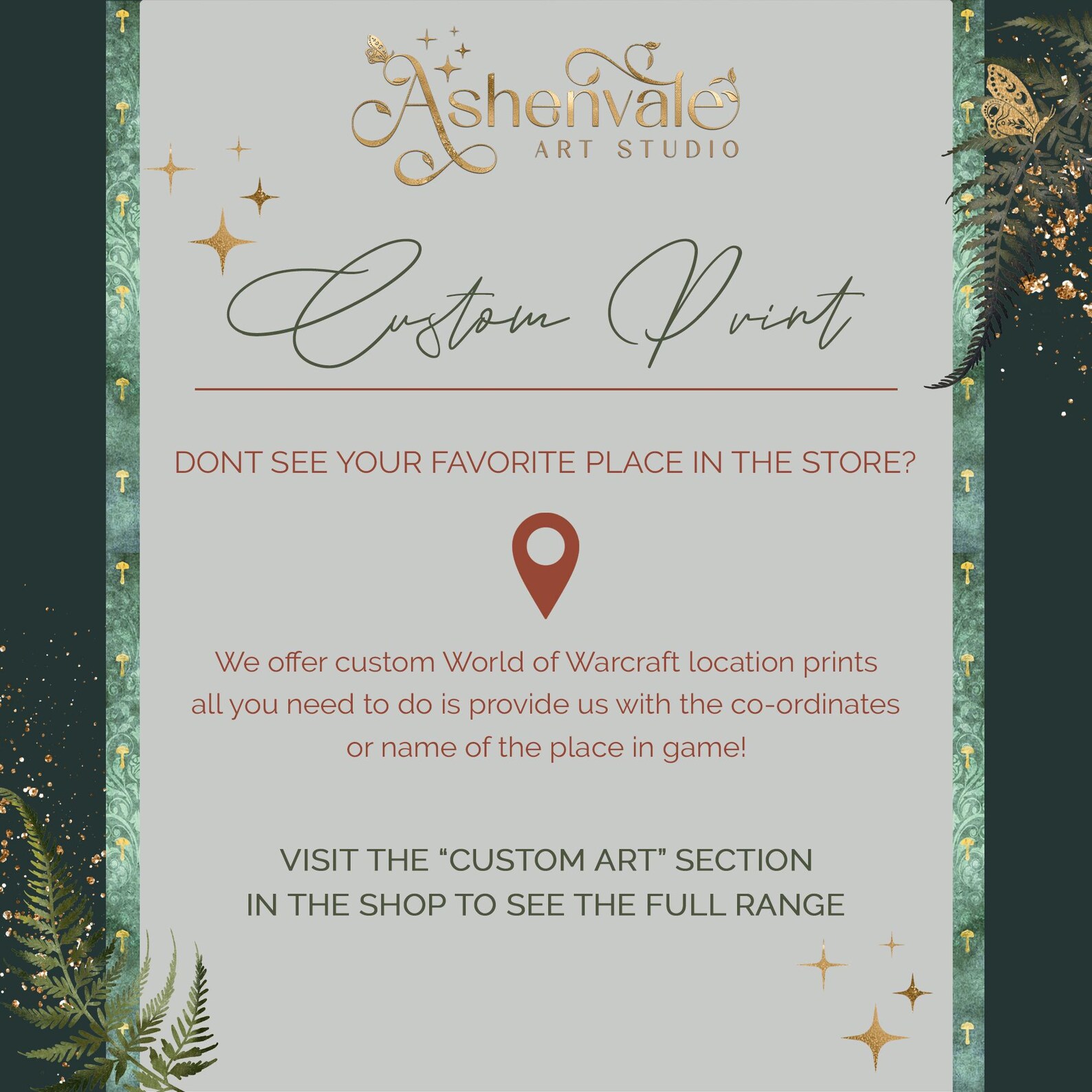 World of Warcraft Ardenweald Wall Art | Printed Poster | Wow Present ...