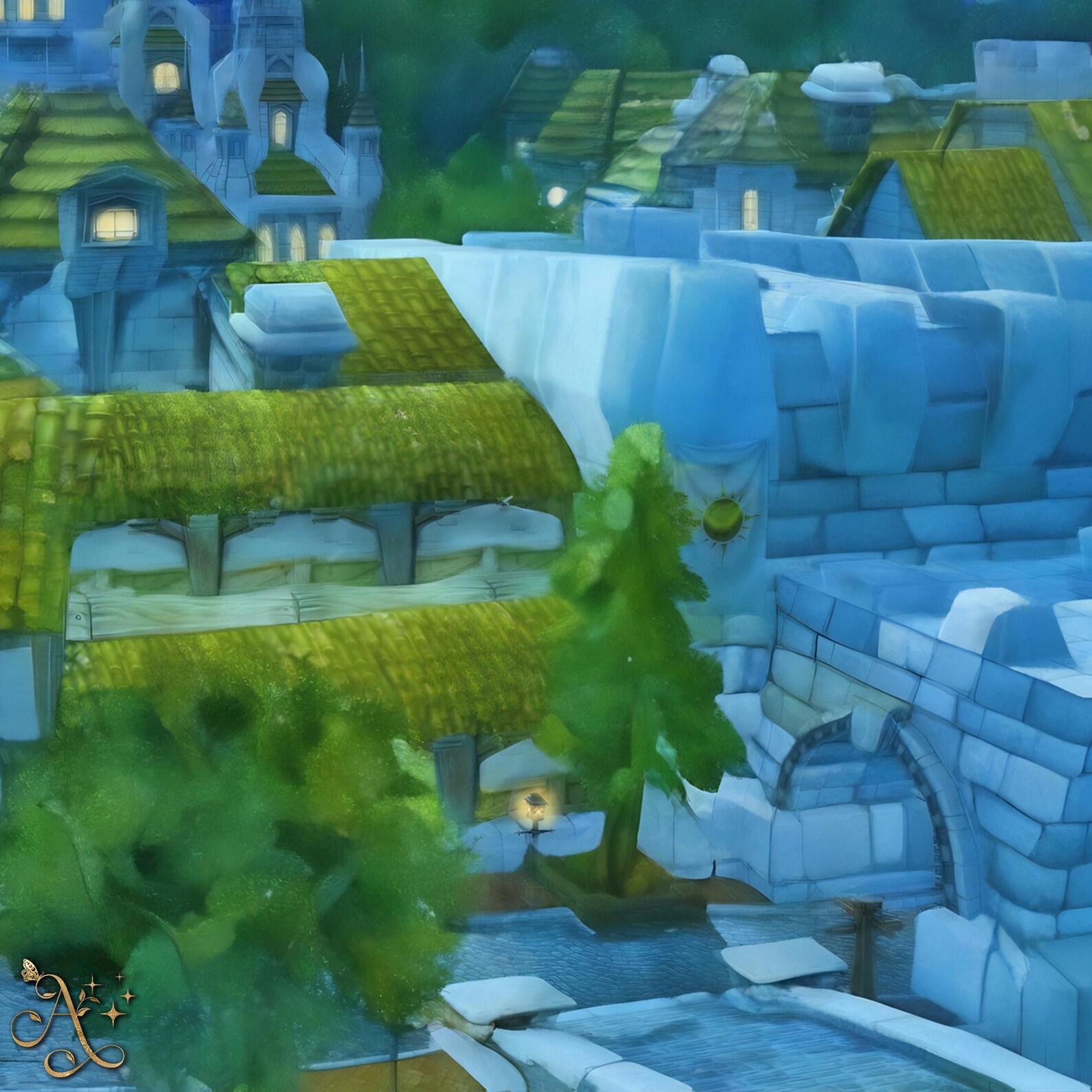 World of Warcraft Stormwind City Wall Art | Printed Poster | Wow ...